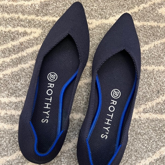 Rothy's | Shoes | Rothys The Point 65 In Navy | Poshmark